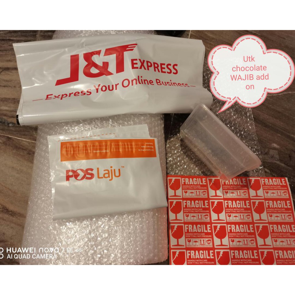 For Add On!!! Plastic Box +Bubble Wrap +Courier Bag +Fragile Sticker to ...