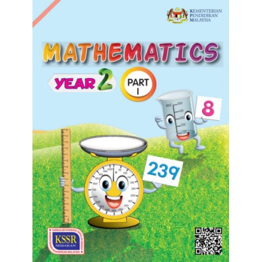 BUKU TEKS TAHUN 2 MATHEMATICS PART 1 (DLP) | Shopee Malaysia