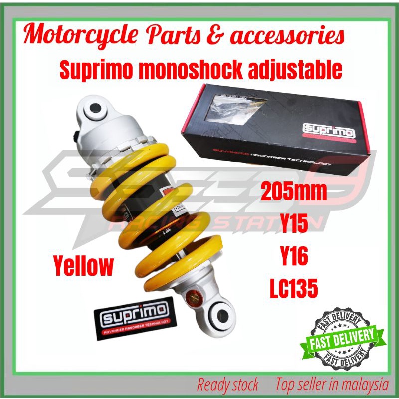 SUPRIMO VER.2 adjustable MONOSHOCK LC135 Y15 Y16 RS150 monoshock suprimo | Shopee Malaysia