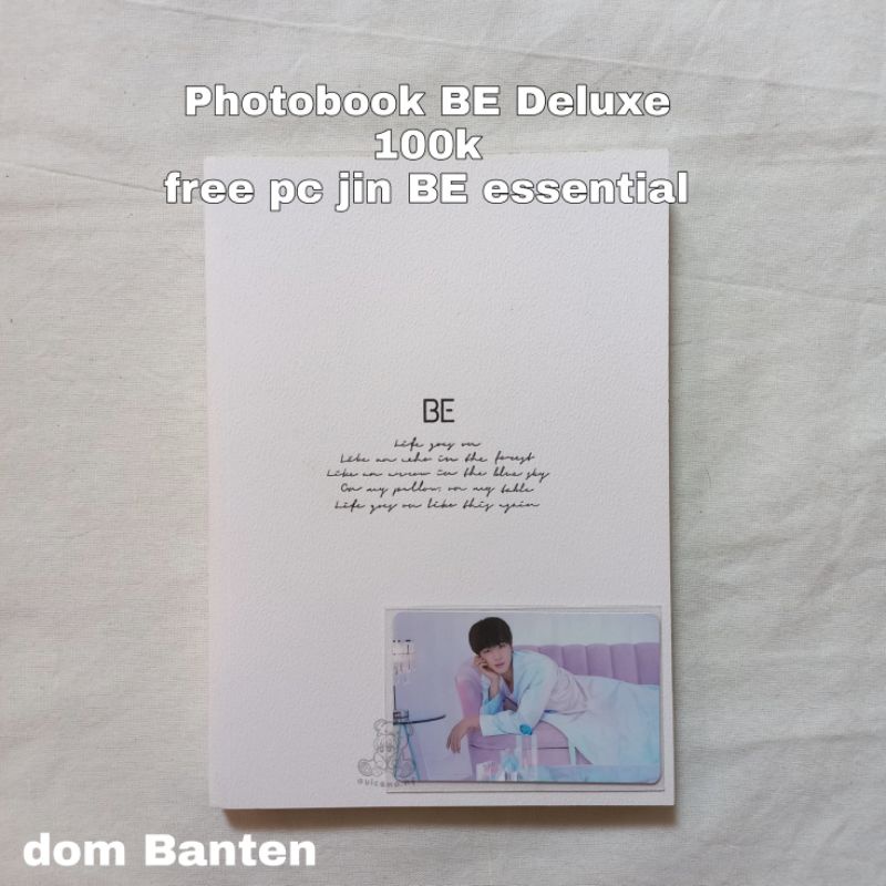 Photobook album BTS BE Deluxe | Shopee Malaysia