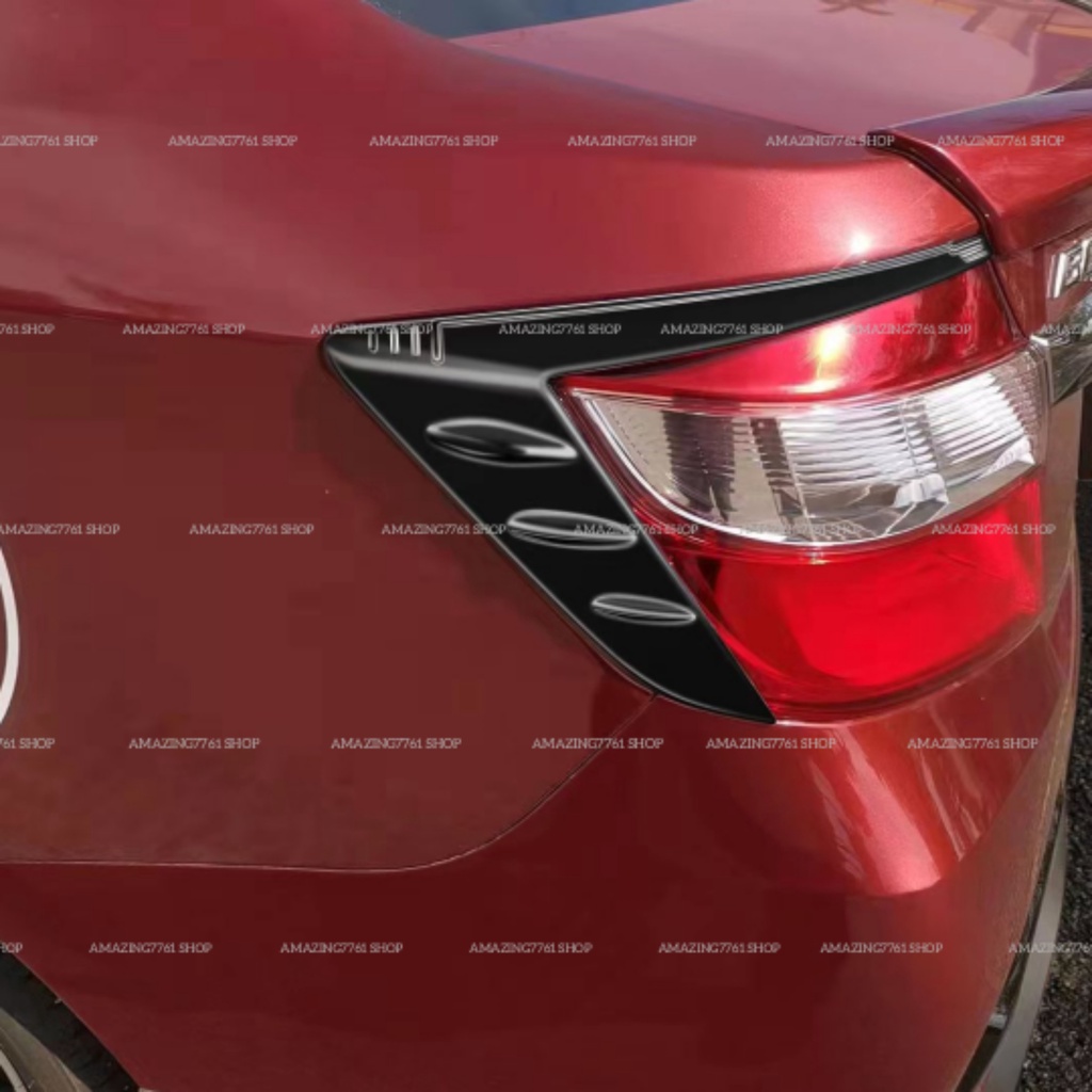 AMAZING PERODUA BEZZA 2016-2024 CAR REAR TAIL LAMP TRIM COVER GARNISH ...