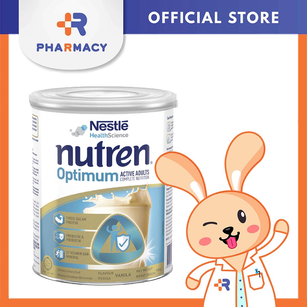 R Pharmacy | Nestle Nutren Optimum Vanilla 800g (Exp: 11/2024) | Shopee Malaysia