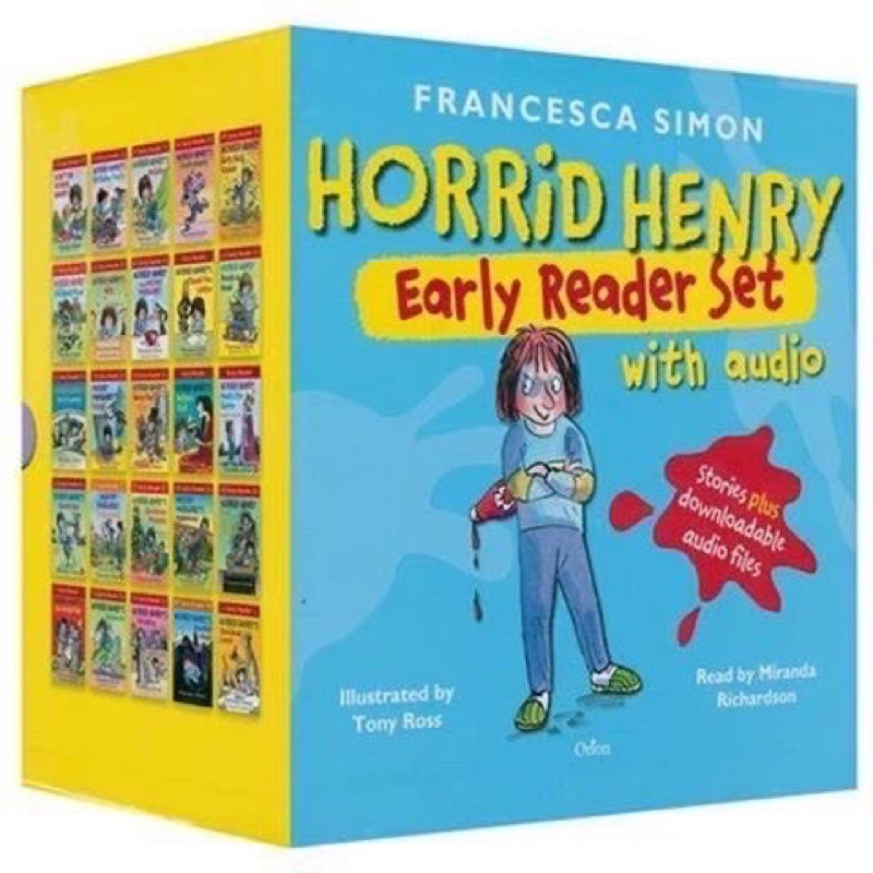 25 Books Horrid Henry Early Reader Set English Picture Story Book ...
