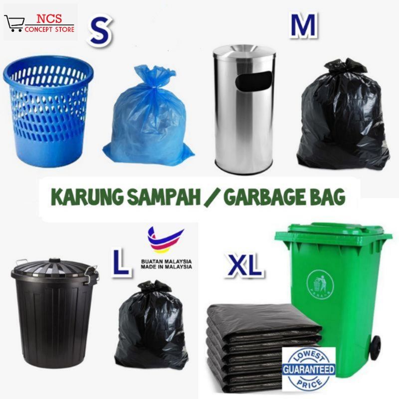 Sekoplas ROBOT Economy Pack Garbage Bag / Rubbish Bag / Plastic Beg ...