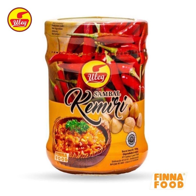 💥[NEW!]💥 Finna Food ULEG Sambal Rawit / Sambal Kemiri ~ 190gm (Ready To ...