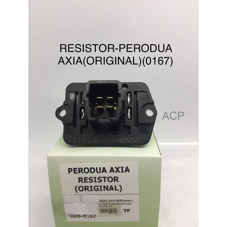 PERODUA AXIA AIRCOND BLOWER RESISTOR (ORI) | Shopee Malaysia
