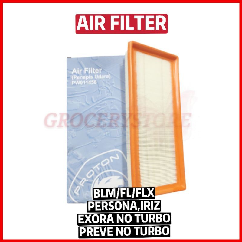 Air Filter Penapis Udara Proton Saga Blm Fl Flx Persona Iriz Preve No ...