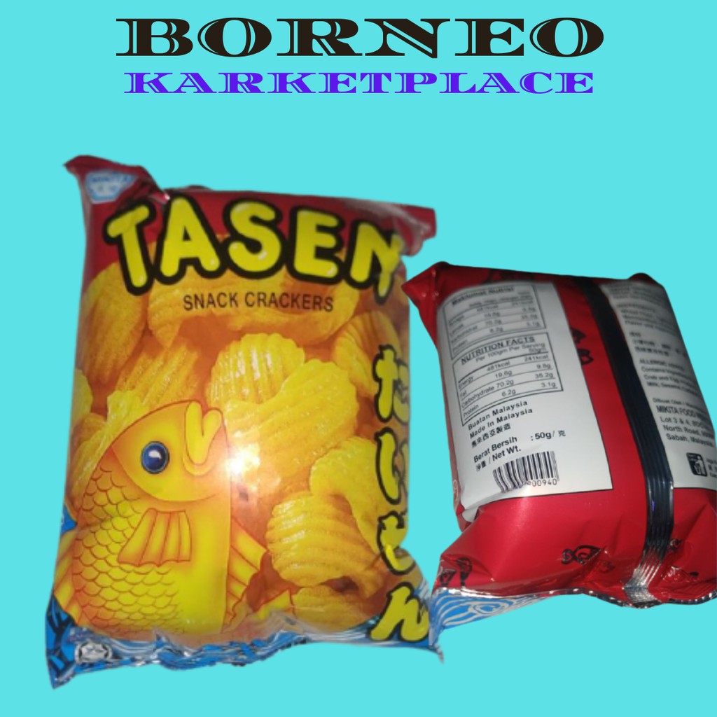 [ Snack Tasen Sabah ] Keropok Tasen - Keropok Ikan Tasen - Snack ...
