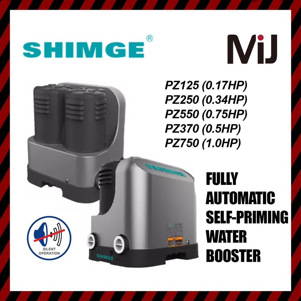 SHIMGE PZ125/PZ250/PZ370/PZ550/PZ750 AUTOMATIC INTELLIGENT SELF PRIMING ...