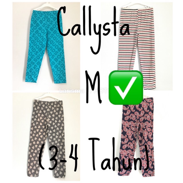 *choose Motif* CALLYSTA M (3-4Years) | Shopee Malaysia
