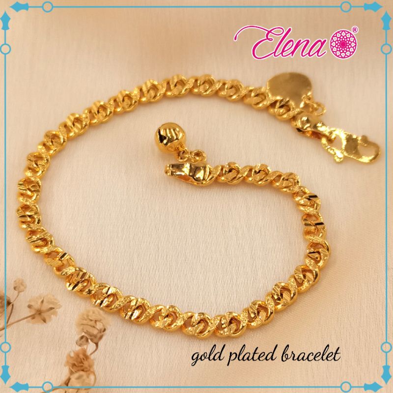 Elena Emas Korea Emas Sadur Gelang Tangan Dewasa/Budak (EB86)(EB486)(EB487)(EB734)(EB735)(EB736 ...