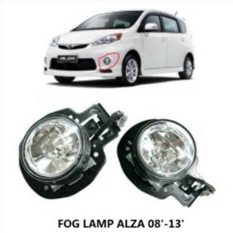 PERODUA ALZA 2009 FOG LAMP / BUMPER LAMP WITH BULB / WITH SOCKET(1 SET ...
