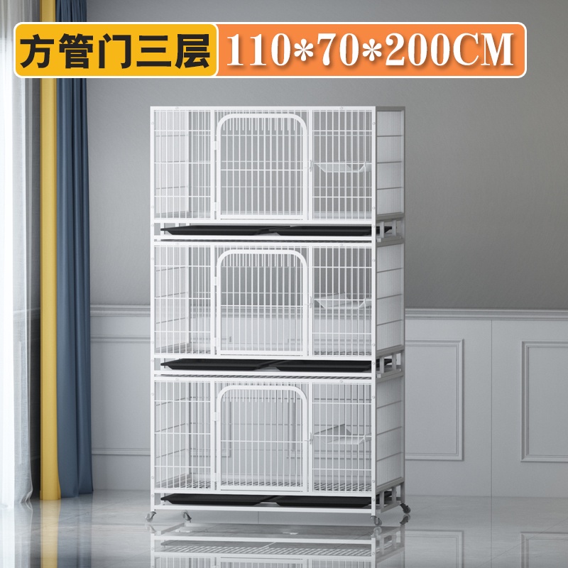 Cat Cage Big Size 3 Layer Large Platform Sangkar Kucing Besar 3 Tingkat ...