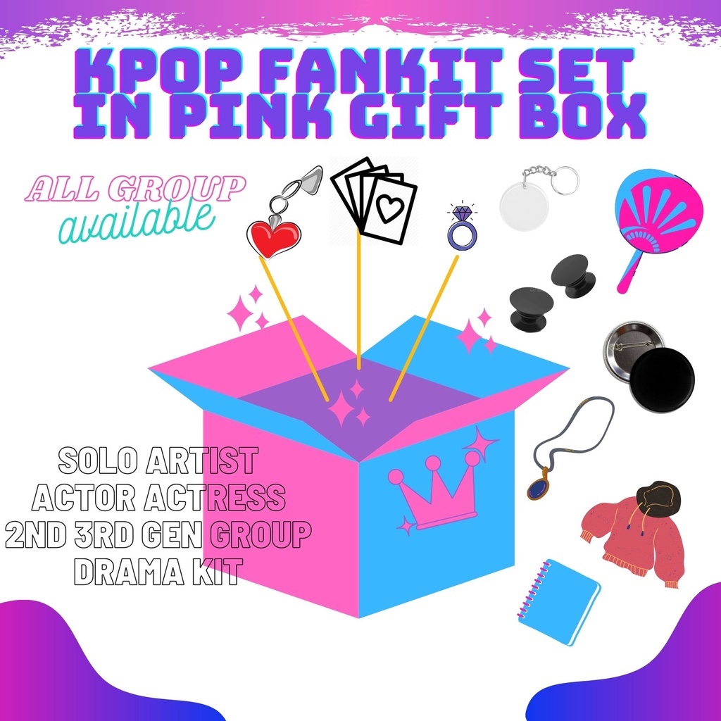 KPOP GIFT BOX PRESENT FANKIT SET SVT NCT ASTRO ATEEZ SKZ TBZ TXT SUPERM ...