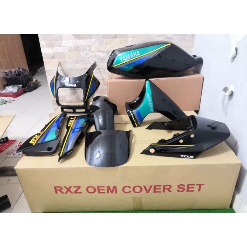 OEM BODY COVER SET RXZ 135 BOSCH MILI MODEL 7 DVC PURPLE / DBC BLUE ...