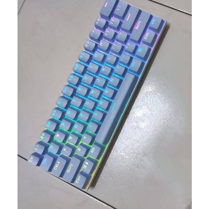 Cxtech C61 Dual mode RGB 61Key Barbone Hotswapable Mechanical keyboard ...