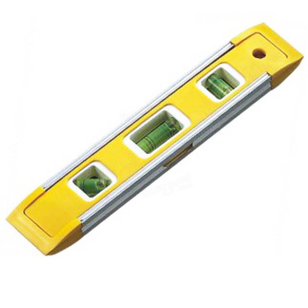 9" 23CM MINI MAGNETIC SPIRIT LEVEL WATER LEVEL RULER MEASURING TOOL ...