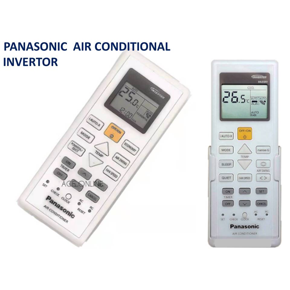 PANASONIC AIR CONDITIONER REMOTE CONTROL [INVERTER SERIES] ORIGINAL ...
