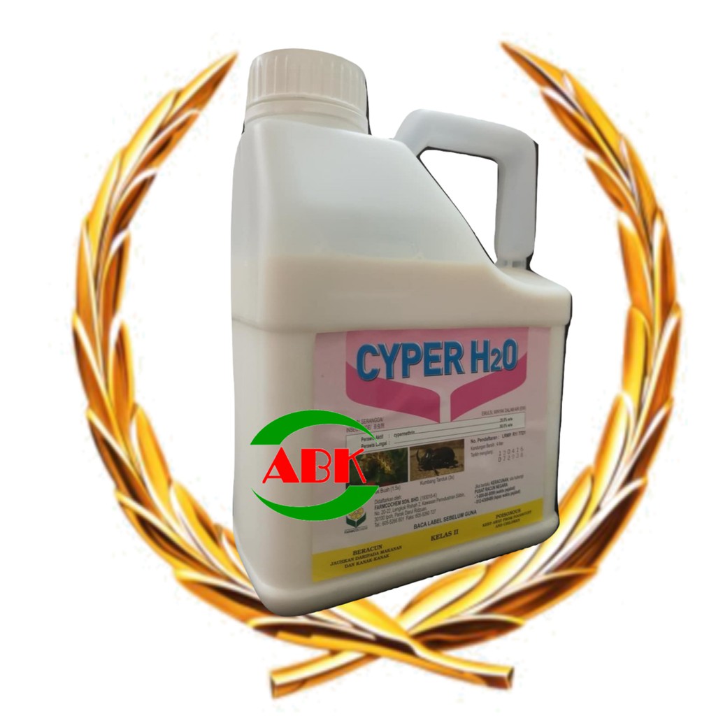 [OFFICIAL SELLER] CYPER H-2O H2O 4L (FARMCOCHEM) - RACUN ULAT PENGOREK ...