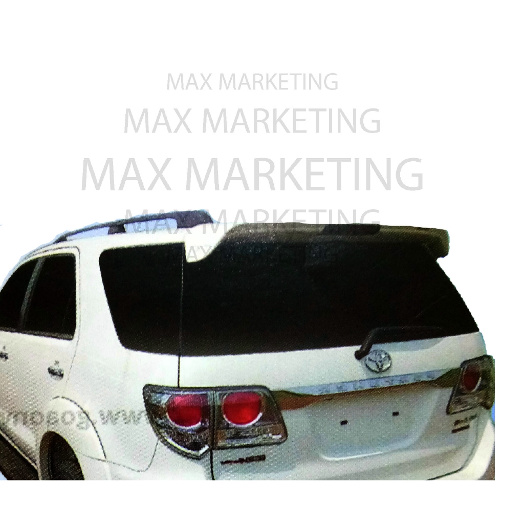 M470 TOYOTA FORTUNER 2012 SPOILER WITH LED (T.TSV) FIBERGLASS SKIRT LIP ...