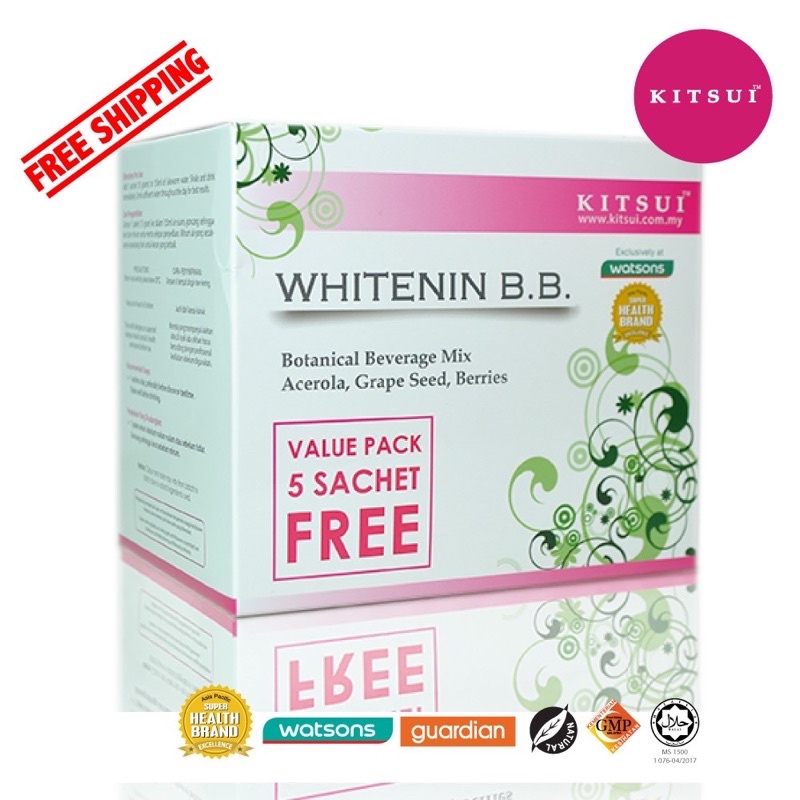 KITSUI Valuepack Whitening BB (35sachets) | Shopee Malaysia