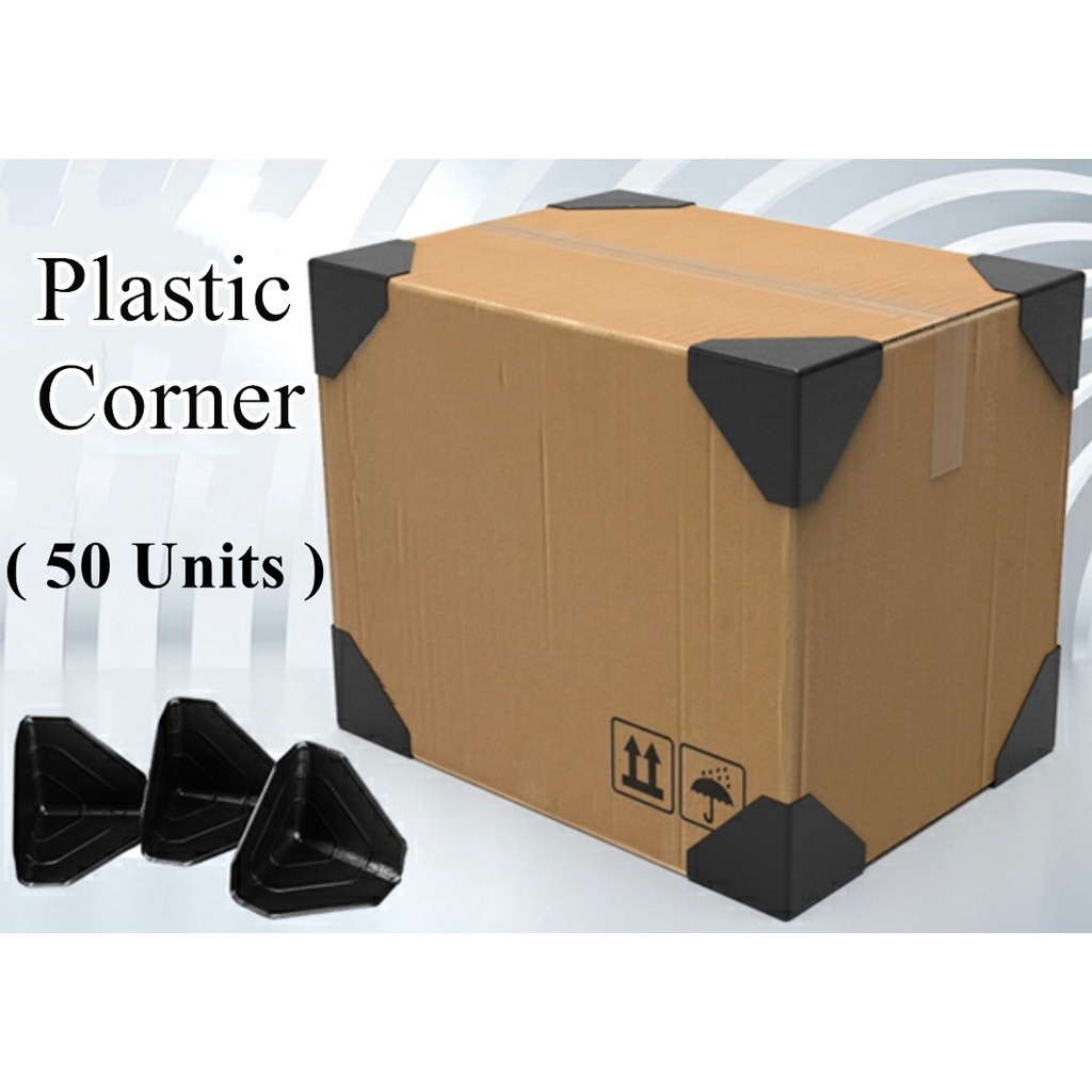 Plastic Corner Edge ( 50 Pcs ) Box Parcel Cover Box Parcel Protector ...