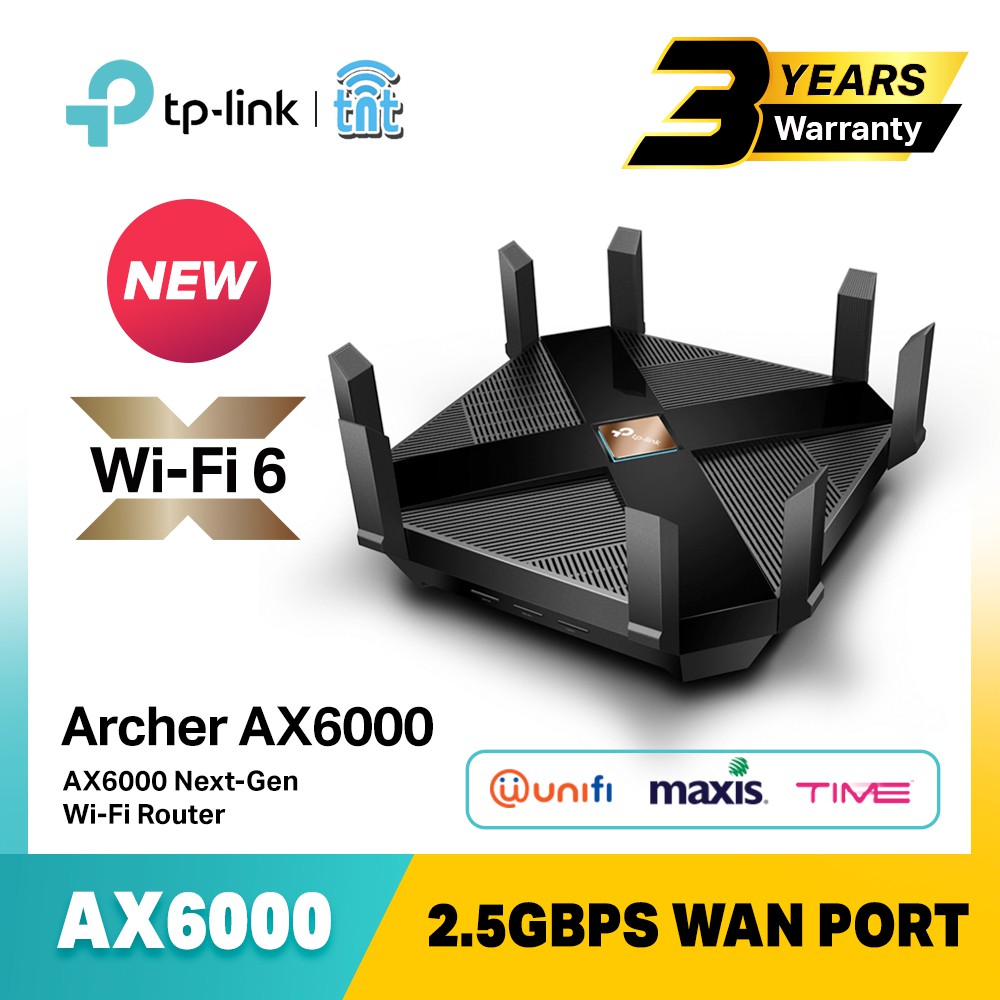 Tp-Link AX6000 Wireless Next-Gen Wi-Fi Router | Shopee Malaysia