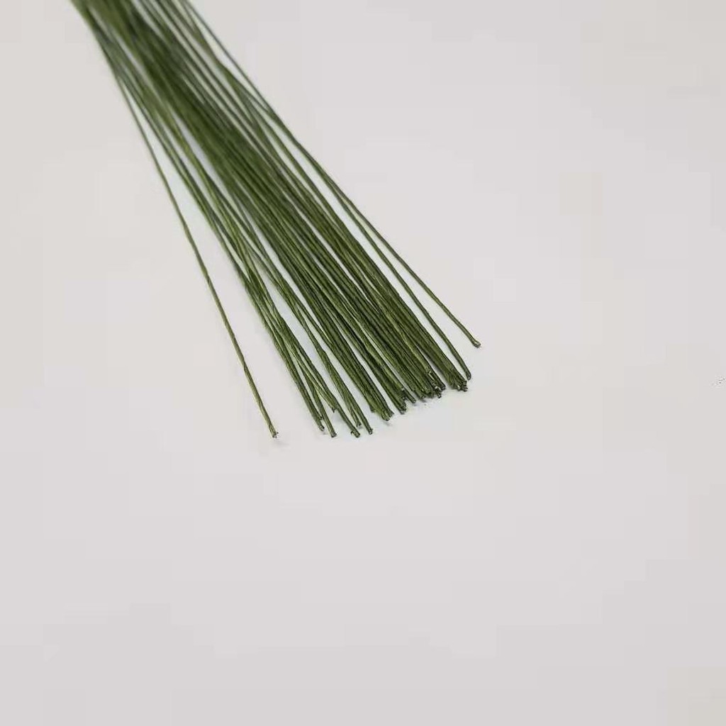 Flower Wire / Floral Wire / Flower Stick (1pack) Green&White | Dawai ...