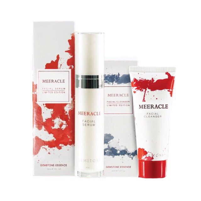 💯 ORIGINAL KOMBO MEERACLE SET SKINCARE CLEANSER + SERUM | Shopee Malaysia