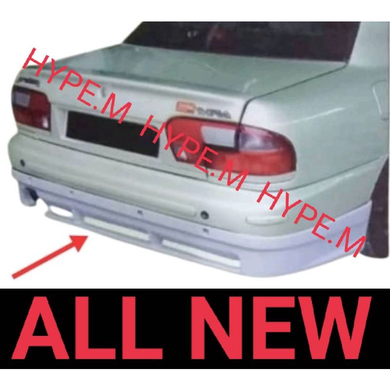 FRP PROTON WIRA AEROBACK REAR SKIRT HOT SALES SUPER SALES PROTON WIRA ...
