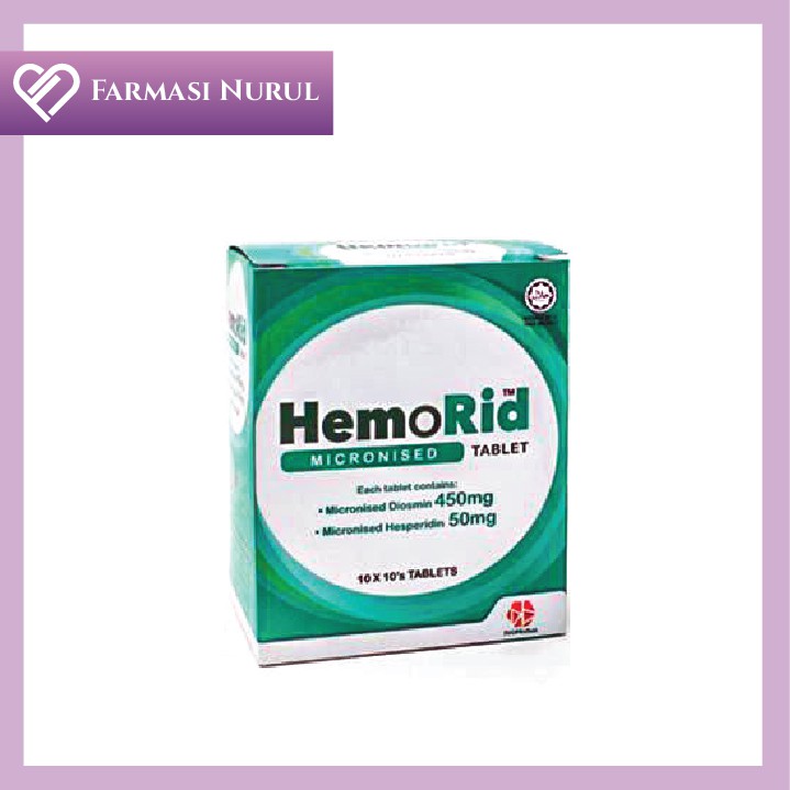 (READY STOCK) HEMO RID 100 TABLETS (1 BOX) | Shopee Malaysia