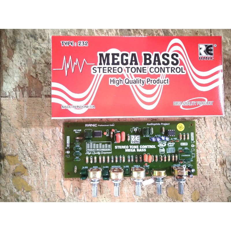Megabass Stereo Tone Control Kit 2x4558 5 Potentio (223) | Shopee Malaysia