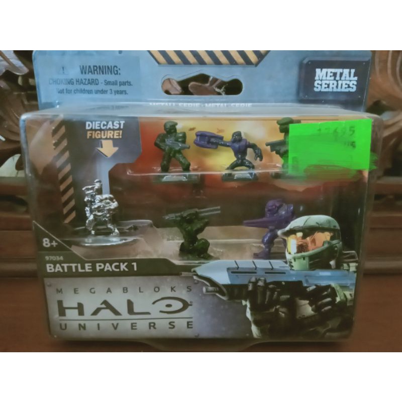 Mega Bloks Halo Metal Series Battle Pack 1 Set #97034 | Shopee Malaysia
