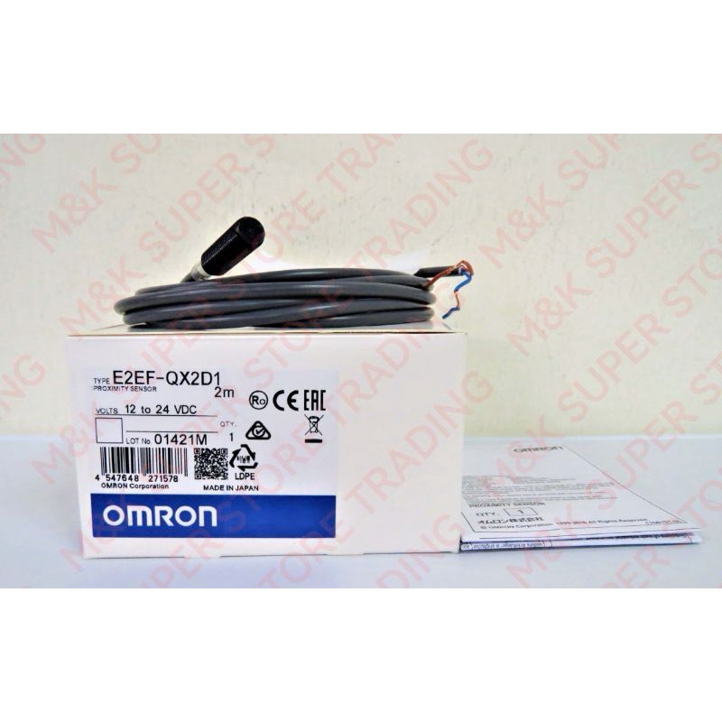 OMRON E2EF-QX2D1 2M PROXIMITY SENSOR Price per pc | Shopee Malaysia