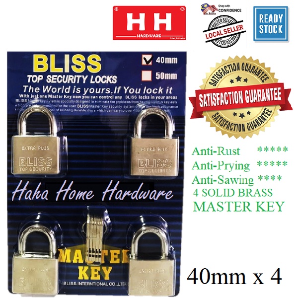 Mangga Kunci ⚠️( Brand Ramdon )( Master Key ) Heavy Duty Parity Padlock ...