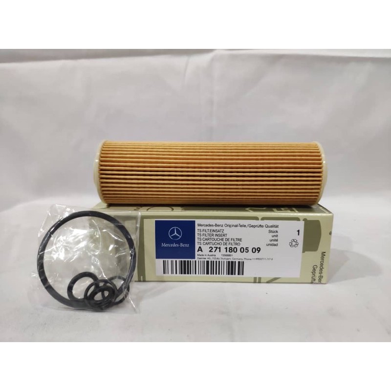 MERCEDES BENZ W204 OIL FILTER ( A2711800509)(E38H D106)( OX183/5 ...