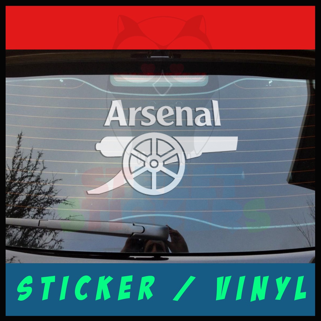 The Gunners Arsenal Logo Car Stickers Laptop Wall Outdoor Decal Vinyl ...