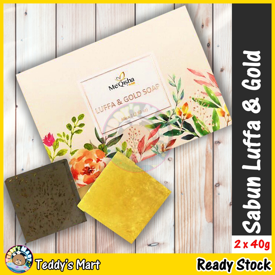 Sabun luffa body scrub whitening soap ( 40g x 2 ) me'qisha | Shopee ...