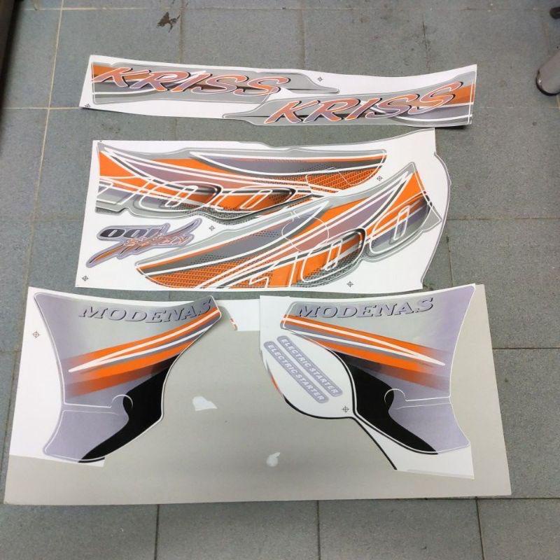 ( 13 ) KRISS 2 STICKER KRISS FL KRISS 100 110 STICKER STIKER STRIPE ...
