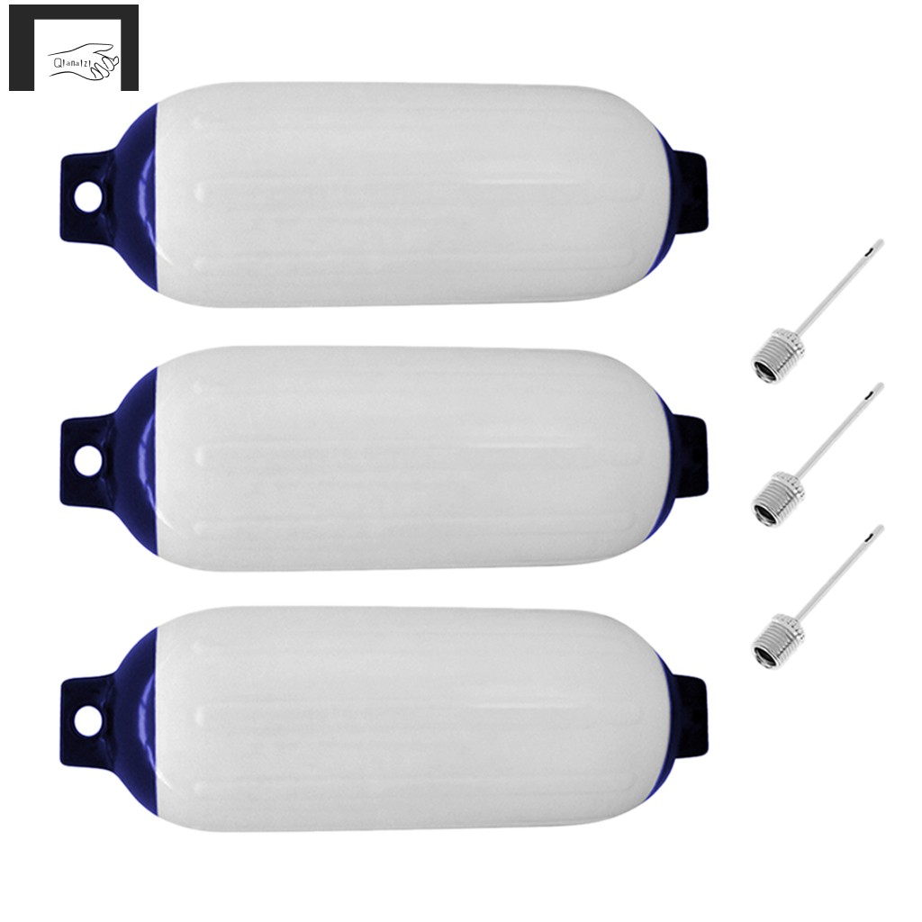 3PCS Inflatable Boat Fender PVC Boat Anchor Bumper Marine Boat Fender ...