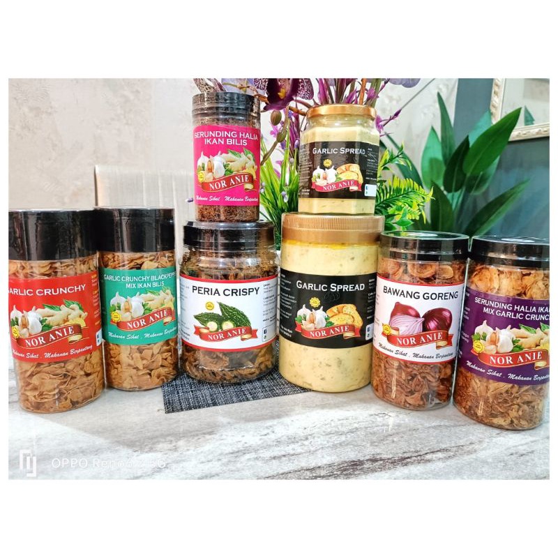 MAKANAN PANTANG|GARLIC SPREAD|PERIA CRISPY|GARLIC CRUNCHY|BAWANG PUTIH ...