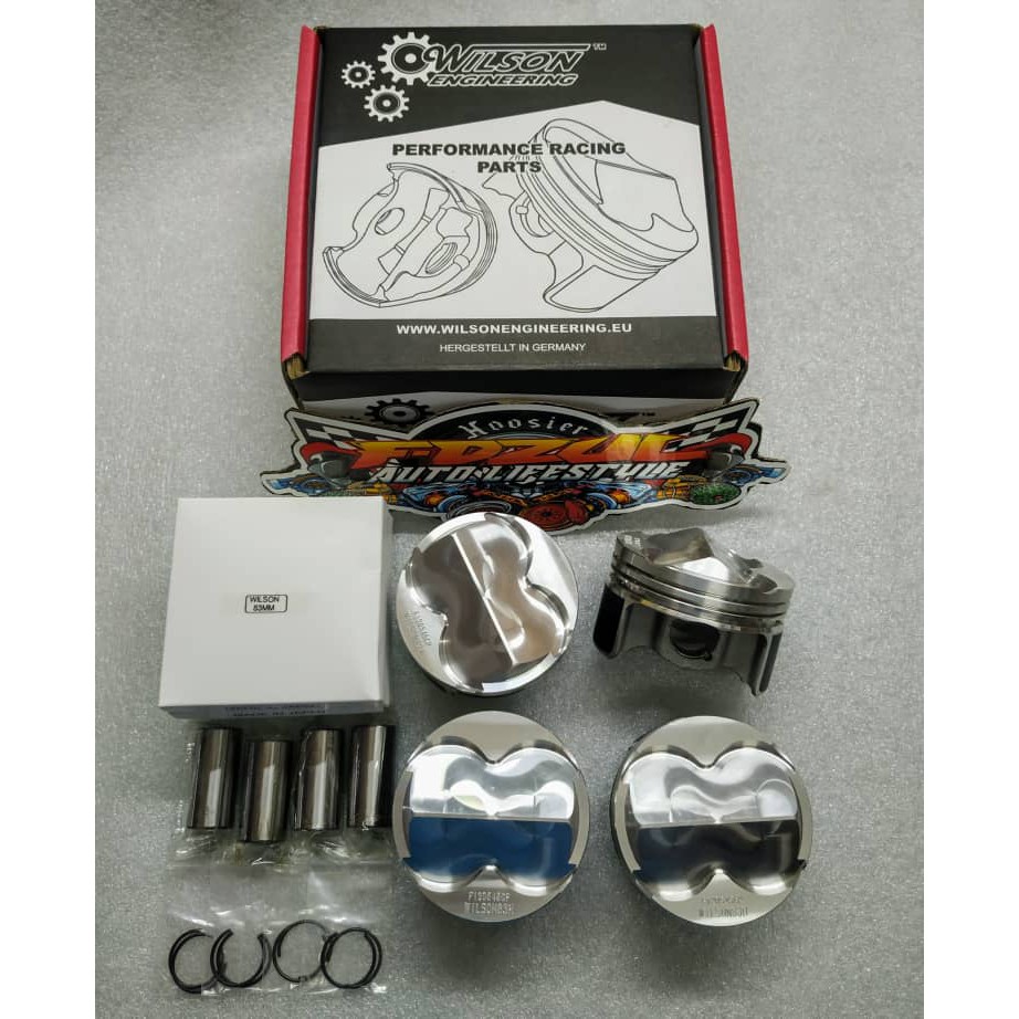 Wilson Engineering Piston Honda B16A B16B B18C VTEC 82MM 83MM | Shopee ...