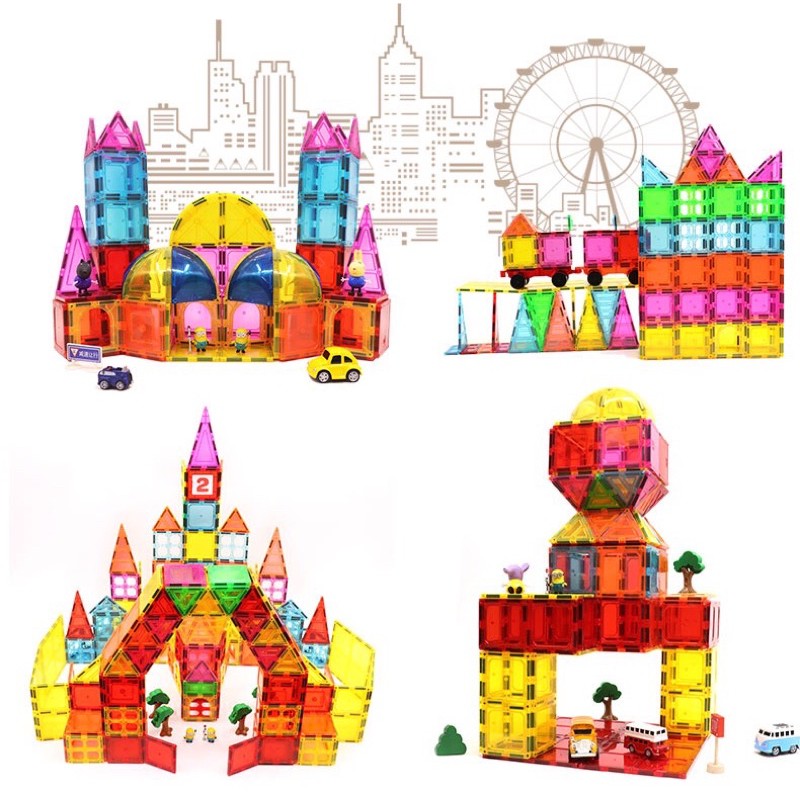 Giromag 80Pcs Magnetic Blocks - STEM Magnetic Toys Develop Motor Skills ...