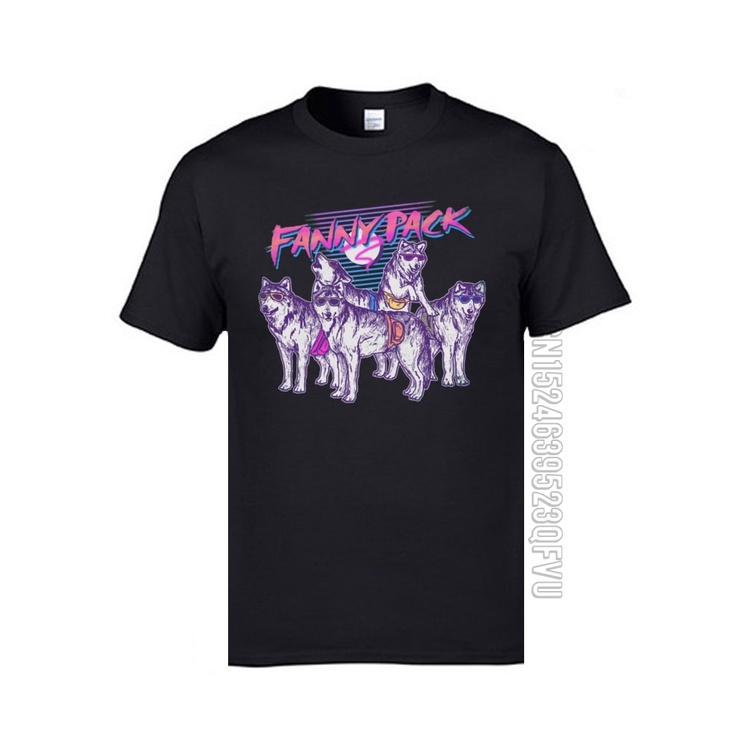 Vaporwave Steam Wave Wolf 3D T-Shirts Fanny Pack Hipster Hyenas Coyote ...