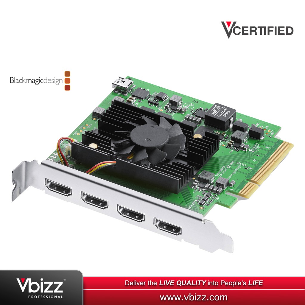 BLACKMAGIC DESIGN DeckLink Quad HDMI Recorder Capture Card ...