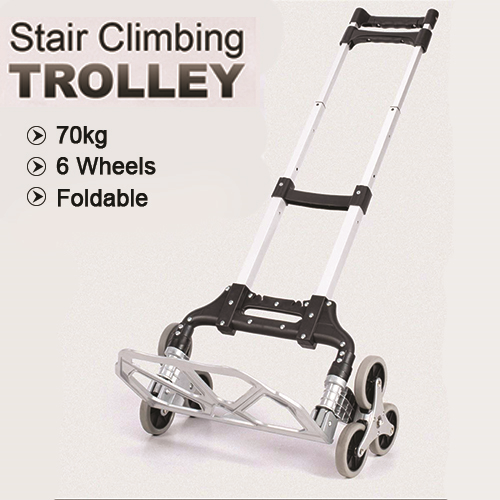 Portable Small Folding Stair Climbing Trolley Upstairs Carrying ...
