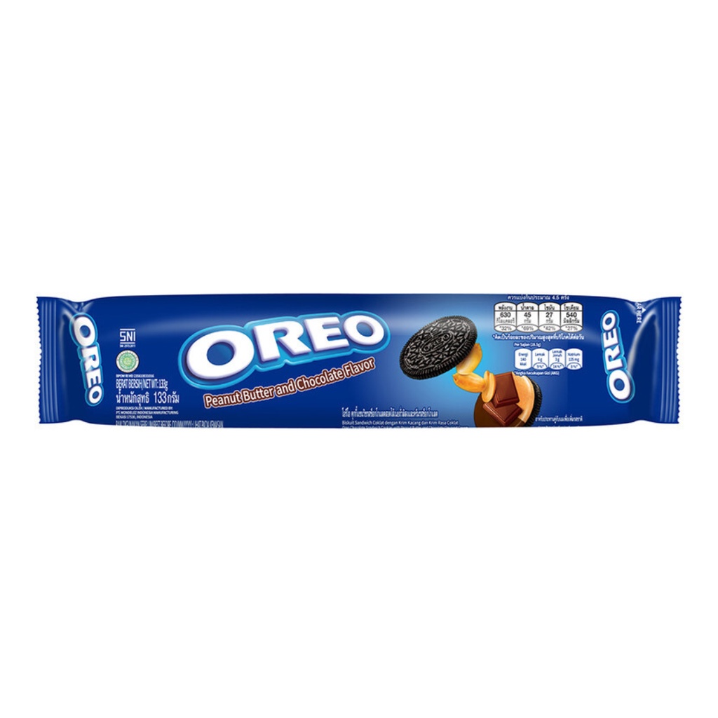 Oreo Double Delight-Peanut Butter & Chocolate 123.5g | Shopee Malaysia