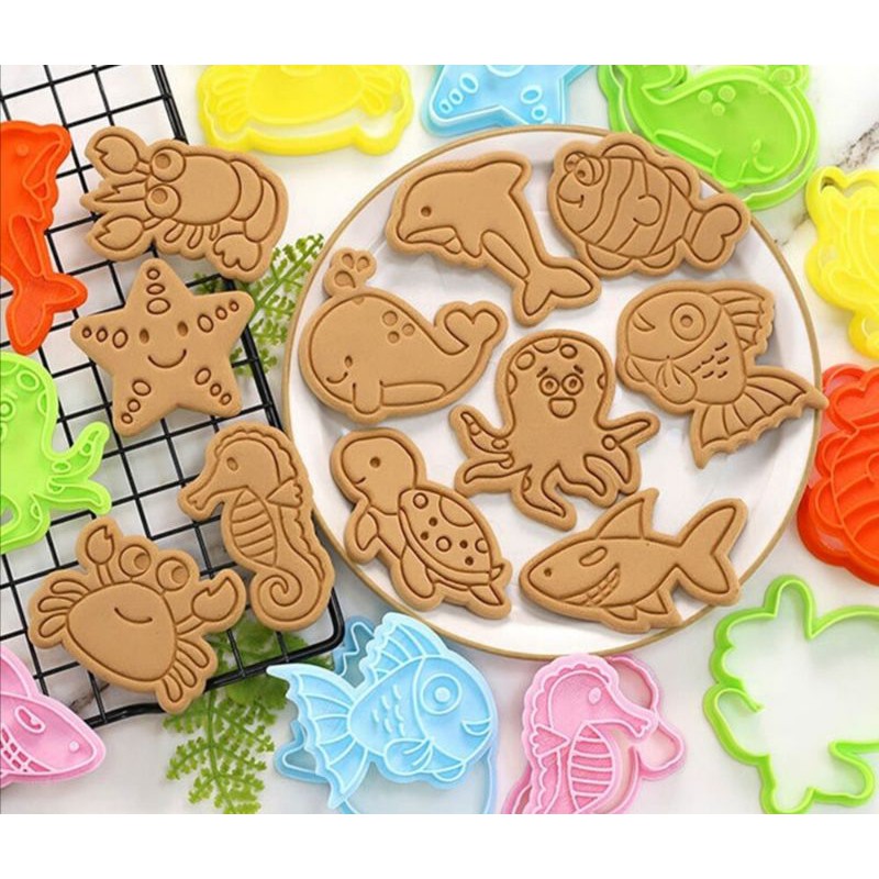 BUY 1 FREE 1 3D Sea animals/creatures under the sea cookie cutter 0199 ...