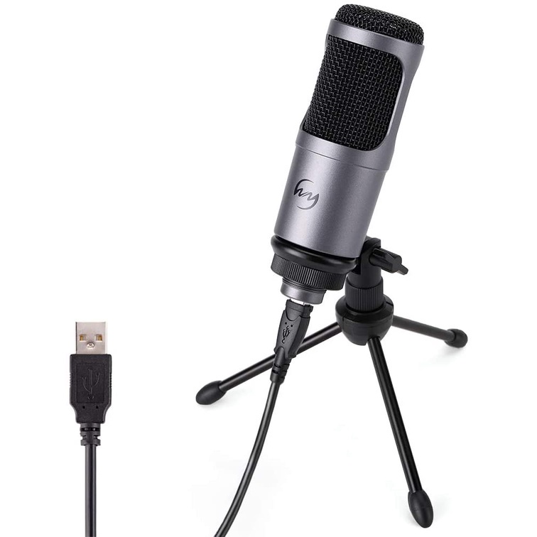 Dingdong_ USB Desktop Microphone PC Computer Mic Condenser Recording ...
