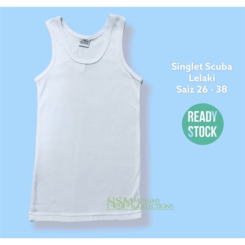 Singlet Scuba Kanak Kanak Lelaki , Singlet Sekolah Rendah, Menengah ...